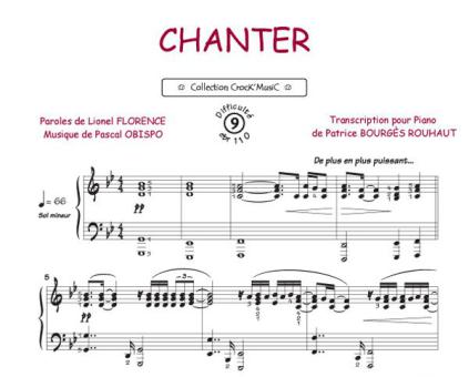 Chanter by Pagny » Piano Sheet Music at all-sheetmusic.com