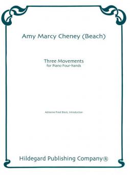 3 Movements for 4 Hands by Amy Beach » Piano Sheet Music