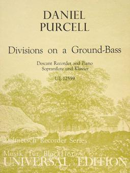 Divisions On A Groundbass (Daniel Purcell) » Sheet Music for Recorder