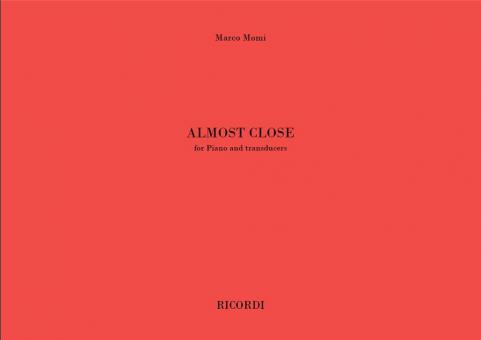 Almost close by Marco Momi » Piano Sheet Music (Score)