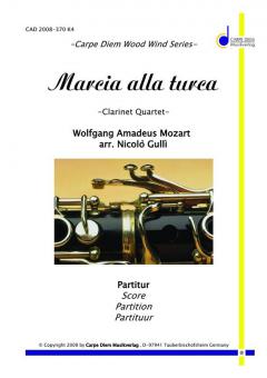 Marcia Alla Turca by Wolfgang Amadeus Mozart » Clarinet Sheet Music