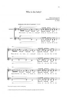 Who is the baby? by Rosephanye Powell (Download) » Women's Choir Sheet ...