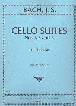 3 Cello Suites by J.S. Bach » Sheet Music for Guitar