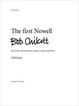 The first Nowell by Bob Chilcott (Download) » Sheet Music for Mixed Choir