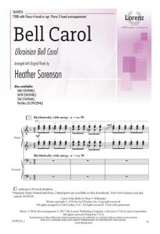 Bell Carol by Heather Sorenson » Sheet Music for Piano (Sale)