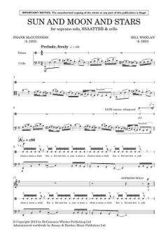 Sun and Moon and Stars by Bill Whelan » Sheet Music for Mixed Choir