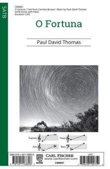 O Fortuna by Paul David Thomas » Sheet Music for Mixed Choir (Score)