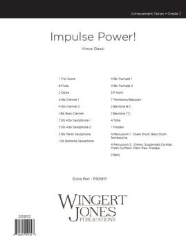 Impulse Power! by Vince Gassi » Sheet Music for Concert Band (Score)