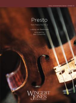 Presto by Ludwig van Beethoven » Sheet Music for String Orchestra (Score)