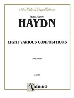 Eight Various Compositions by Joseph Haydn » Piano Sheet Music