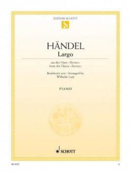 Largo by Georg Friedrich Händel » Piano Sheet Music