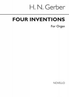 4 Inventions for Organ by Heinrich Nicolaus Gerber » all-sheetmusic.com