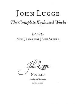 Complete Keyboard Works by John Lugge » Organ Sheet Music