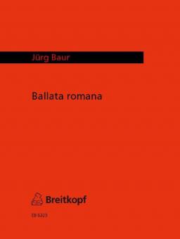 Ballata Romana by Jürg Baur » Sheet Music for Clarinet