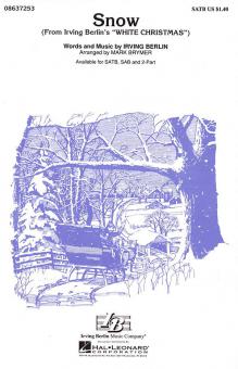 Snow (Irving Berlin) » Sheet Music for Mixed Choir