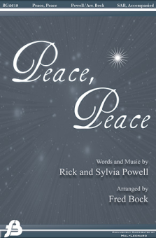 Peace, Peace (Fred Bock) » Sheet Music for Mixed Choir