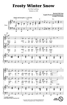 Frosty Winter Snow (Russian Folk Song) » Sheet Music for Children's Choir