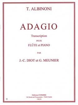 Adagio by Tomaso Albinoni » Sheet Music for Flute - COMBRE06456