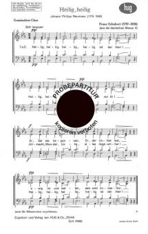 Heilig heilig ist der Herr » Sheet Music for Mixed Choir