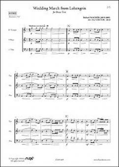 Wedding March From Lohengrin (Richard Wagner) » Sheet Music for Brass ...