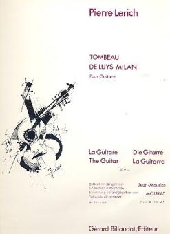Tombeau de Luys Milan by Pierre Lerich » Sheet Music for Guitar