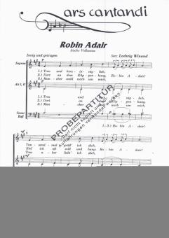 Robin Adair » Mixed Choir Sheet Music , great selection
