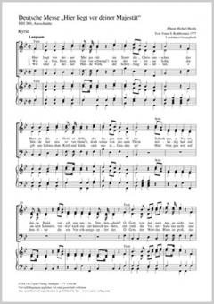 Deutsche Messe MH 560 (Johann Michael Haydn) » Sheet Music for Mixed Choir