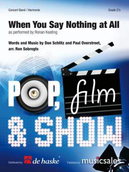 When You Say Nothing At All by Ronan Keating » Concert Band Sheet Music