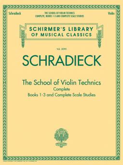 The School Of Violin Technics Complete by Henry Schradieck » all ...