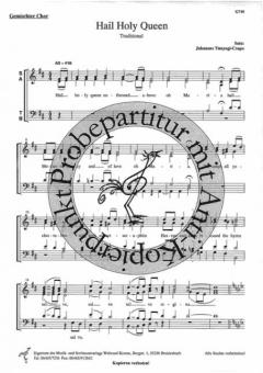 Hail Holy Queen » Sheet Music for Mixed Choir - KRAUSE-G0745