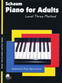 Piano For Adults - Level 3 by Wesley Schaum » all-sheetmusic.com