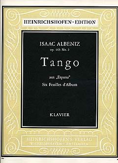 Tango aus Espana by Isaac Albeniz » Piano Sheet Music