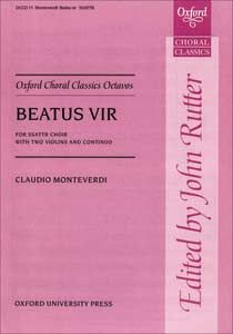 Beatus vir (Claudio Monteverdi) » Sheet Music for Mixed Choir - OUP41789