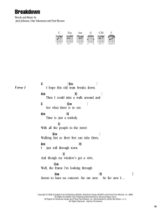 Breakdown by Jack Johnson (Download) » Songbooks