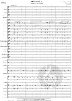 Danzon No. 2 (Arturo Marquez) » Sheet Music for Concert Band
