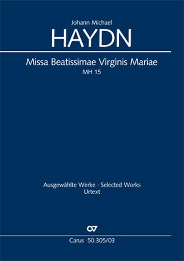 Missa Beatissimae Virginis Mariae MH15 (Johann Michael Haydn) » Sheet ...