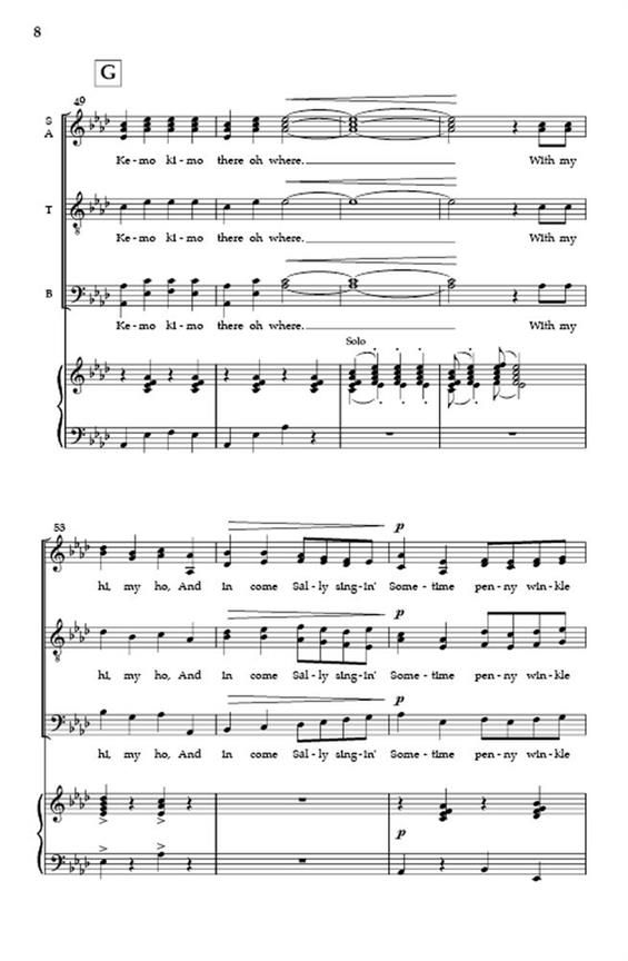 Kemo Kimo by Norman Luboff » Mixed Choir Sheet Music