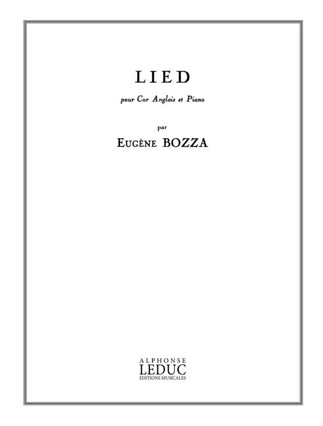 Lied by Eugene Bozza for English Horn and Piano » all-sheetmusic.com