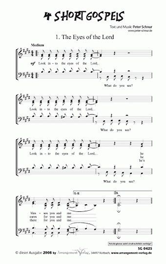 4 short Gospels by Peter Schnur » Mixed Choir Sheet Music