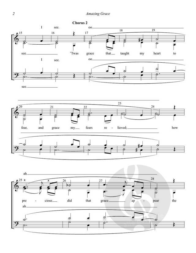 Amazing Grace » Mixed Choir Sheet Music