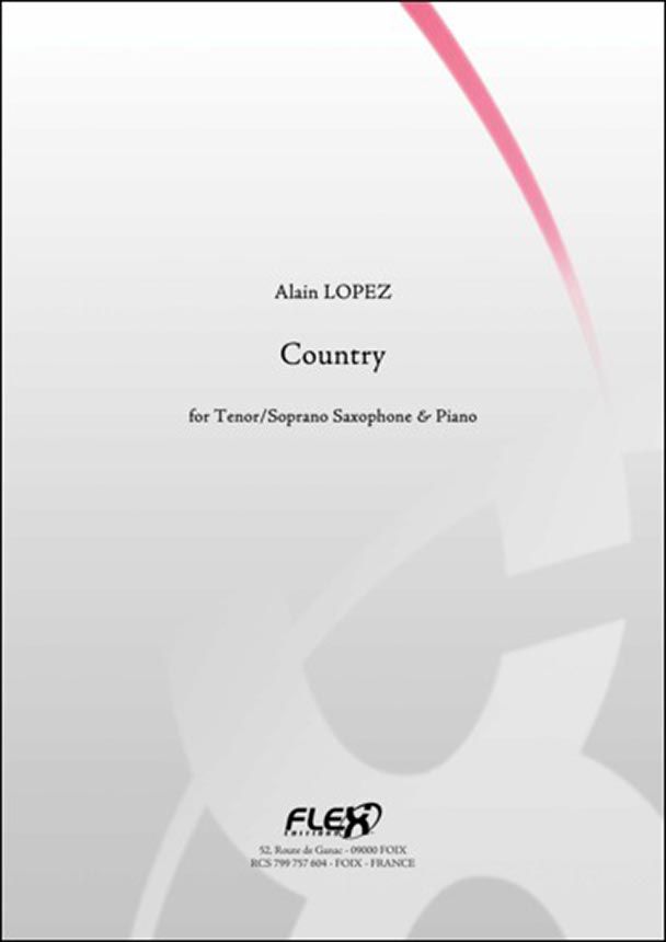 Country by Alain Lopez » Saxophone Sheet Music