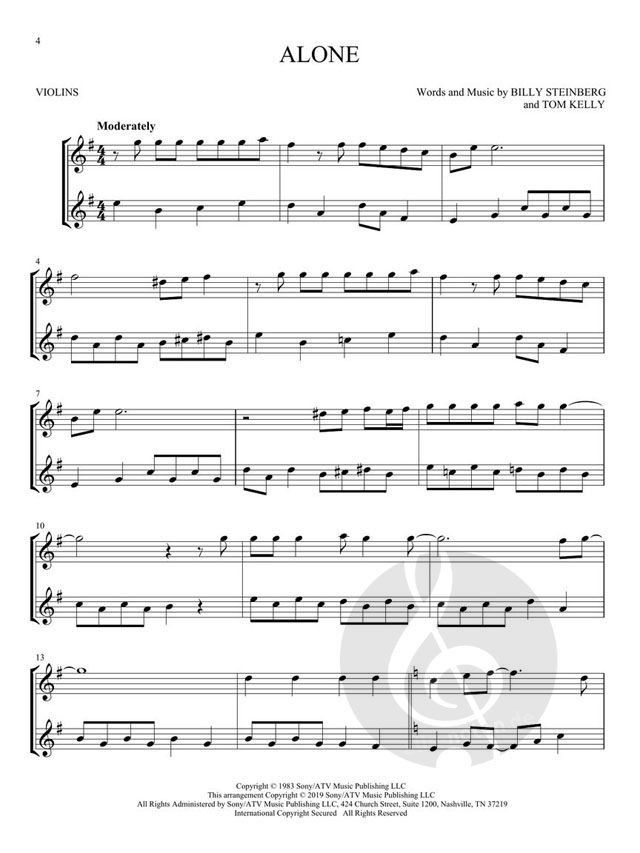 Pop Classics For 2 Violins » all-sheetmusic.com