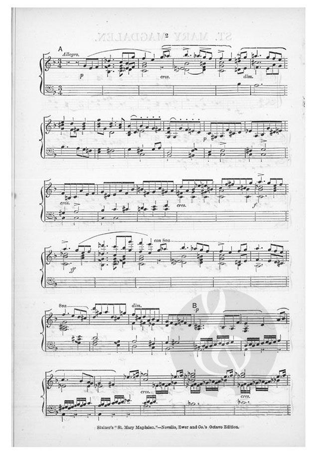 St Mary Magdalen by John Stainer » Mixed Choir Sheet Music