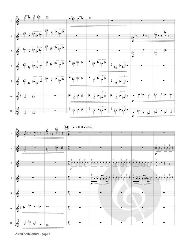 Astral Architecture by Samantha Cooke » Flute Sheet Music