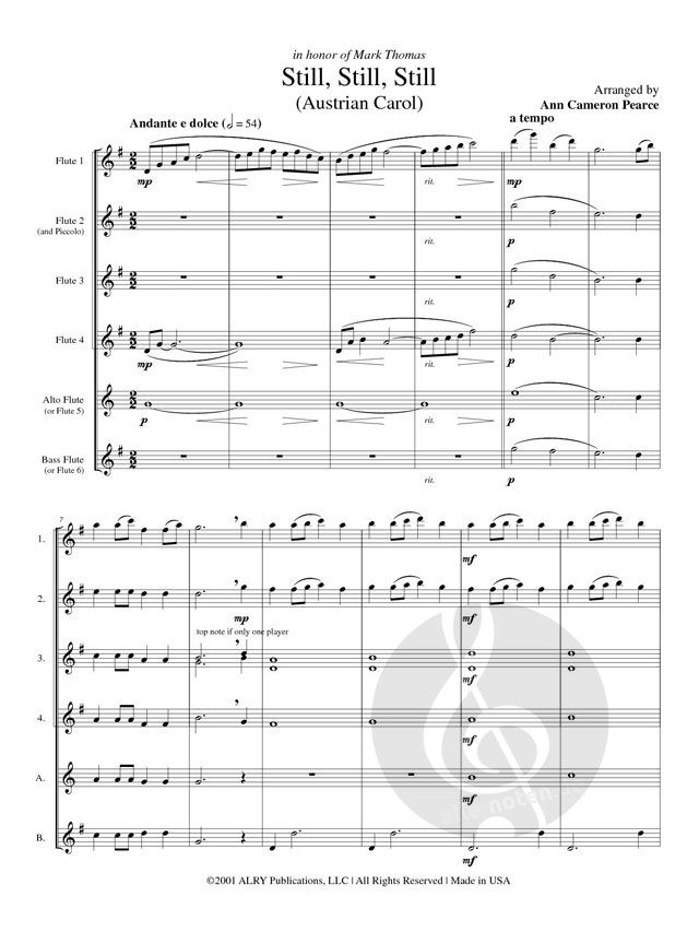 Still, Still, Still » Flute Sheet Music , great selection