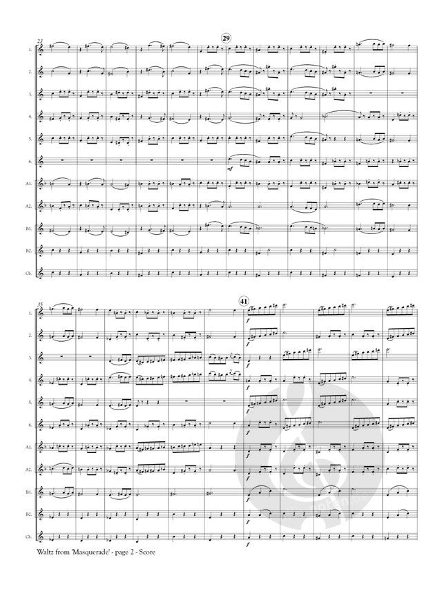 Waltz from Masquerade by Aram Chatschaturjan » Flute Sheet Music