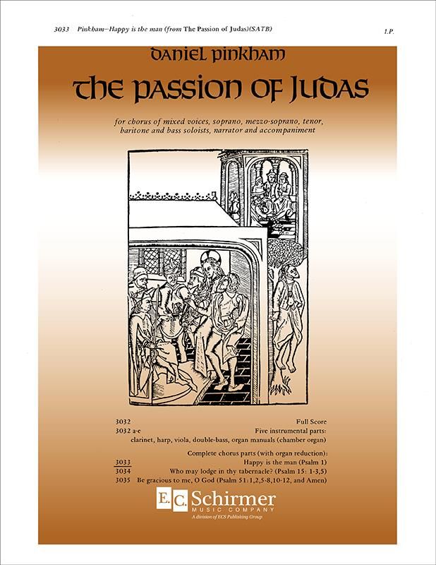 The Passion of Judas: Happy Is the Man by Daniel Pinkham » Choir Sheet ...