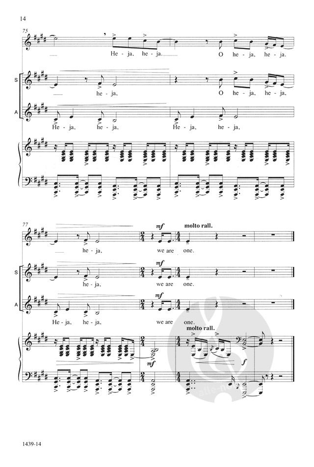 Sisi Ni Moja by Jacob Narverud » Women's Choir Sheet Music