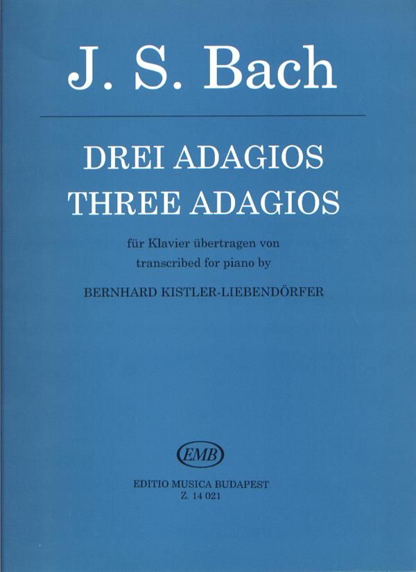 Three Adagios by Johann Sebastian Bach » Piano Sheet Music