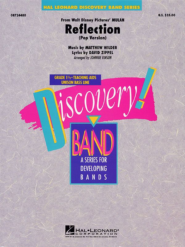 Reflection From Mulan » Concert Band Sheet Music (Score)